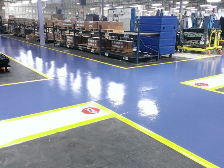 Photo Gallery: 5S & Line Striping – CPC Floor Coatings